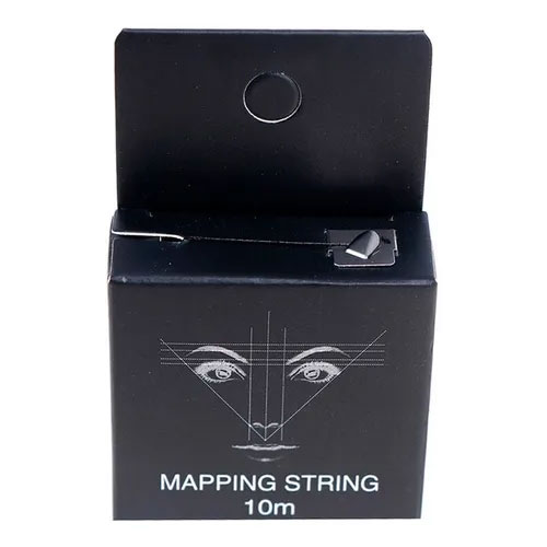 Linha Pigmentada De Mapeamento Designer De Sobrancelhas Preta 10 Metros