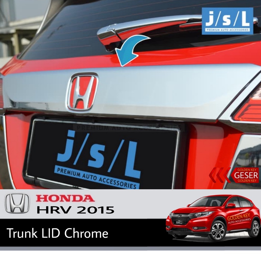 Tampa Do Tronco JSL HRV 2015 Lista Traseiro Cromado | Shopee Brasil