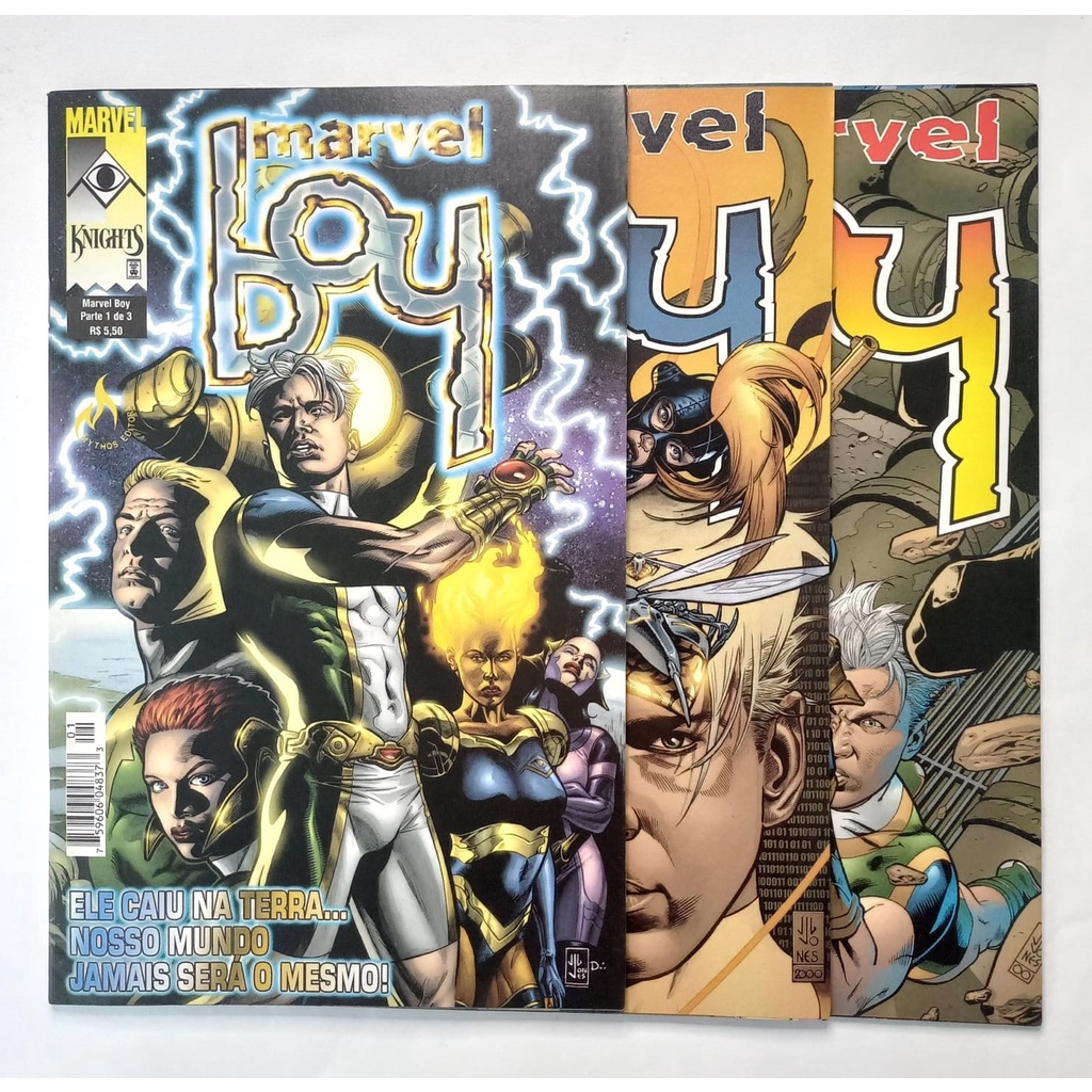 Marvel Boy Minisserie Completa 1 2 3 Mythos 2001 Excelentes | Shopee Brasil