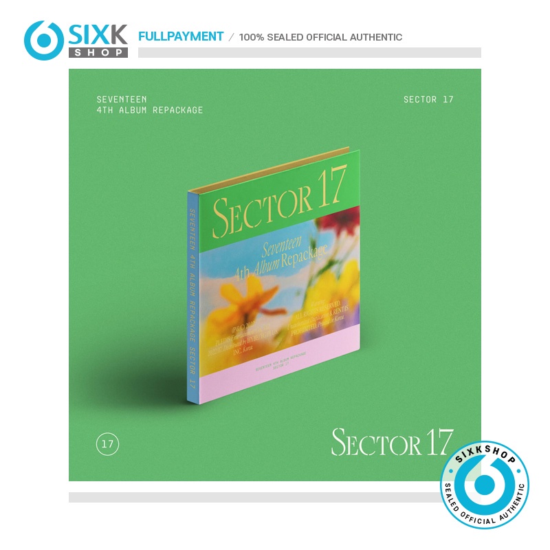SEVENTEEN - 4th Album Repackage SECTOR 17 (COMPACT ver.) + online POB | Shopee Brasil
