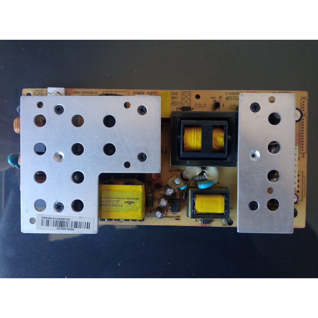 Placa Fonte TV Semp Toshiba KPS180-01 35014505 Rev-00 | Shopee Brasil