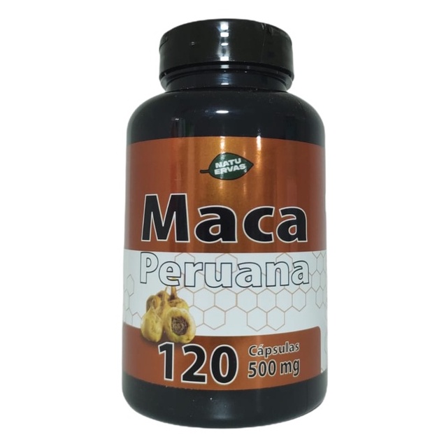 maca peruana - aumento da testosterona e libido 120 capsulas 500 mg ...