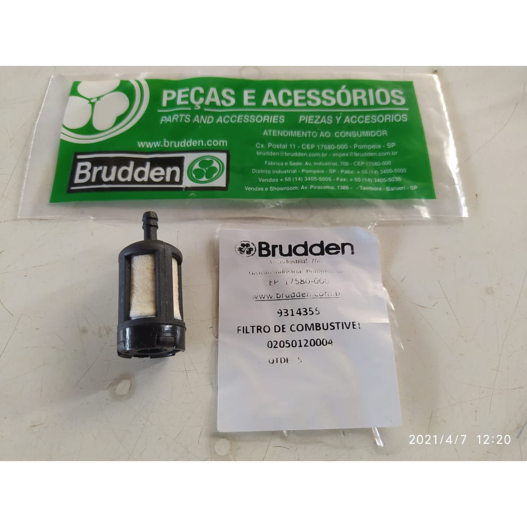 FILTRO DE COMBUSTIVEL Motosserra, roçadeira, soprador, motobomba. etc ...