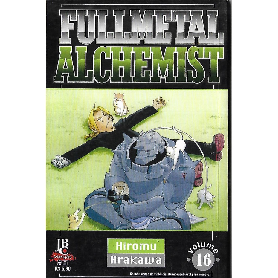 Mangá Fullmetal Alchemist Volume 16 (1ª EDIÇÃO BRASILEIRA JBC) | Shopee ...