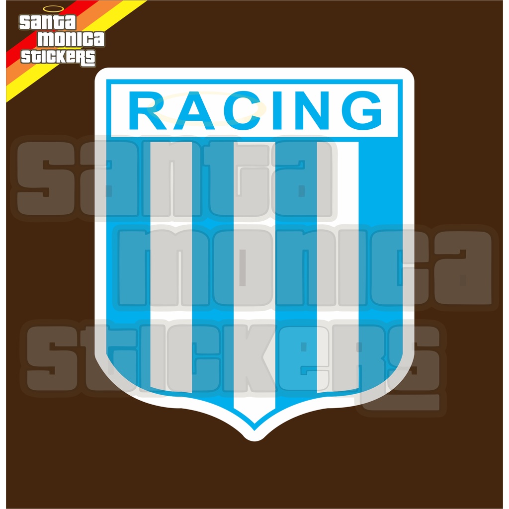Adesivo de Futebol Escudo Emblema Racing | Shopee Brasil