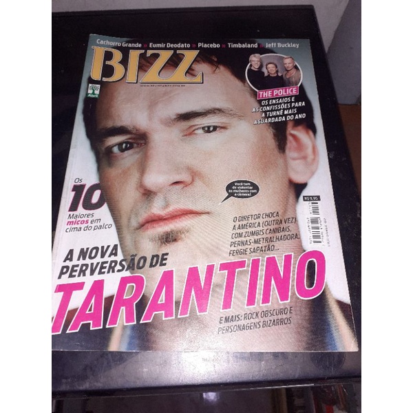 revista bizz número 213 maio de 2007 - Quentin Tarantino | Shopee Brasil