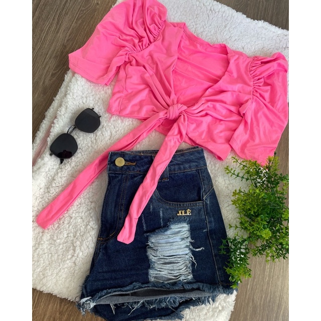 Cropt Amarração | Shopee Brasil