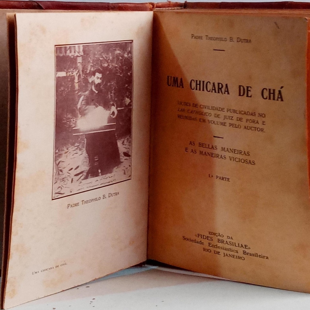 Uma Chicara de Chá - 1ª Parte autor Padre Theophilo B. Dutra | Shopee ...