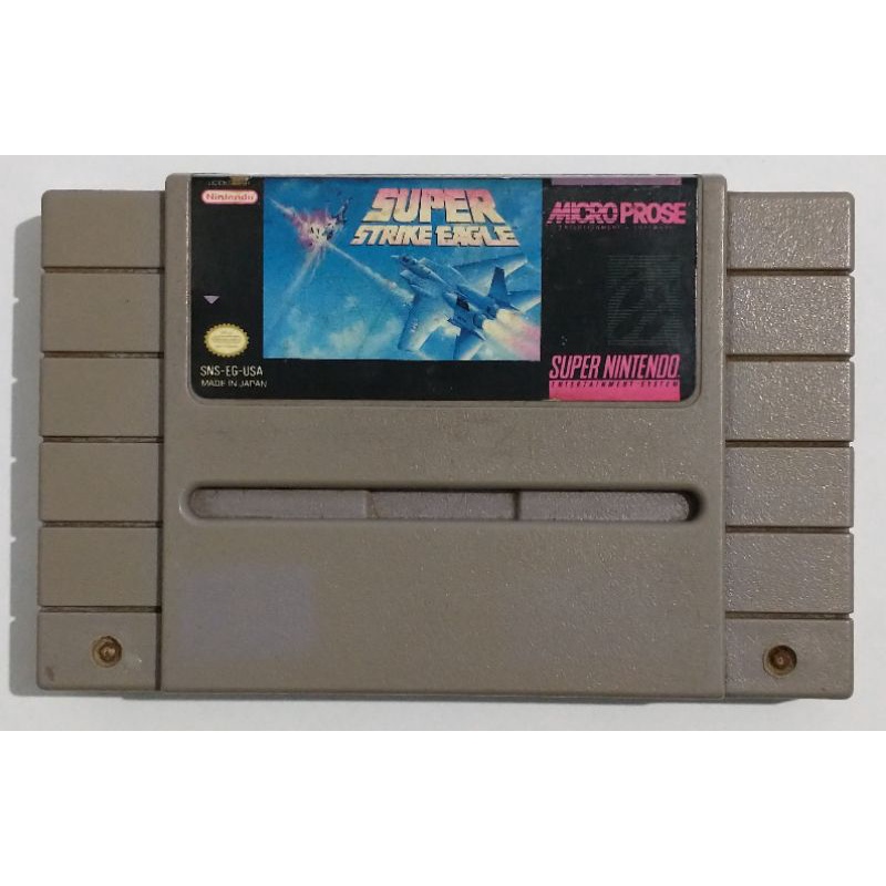 Super Strike Eagle - Super Nintendo Original | Shopee Brasil