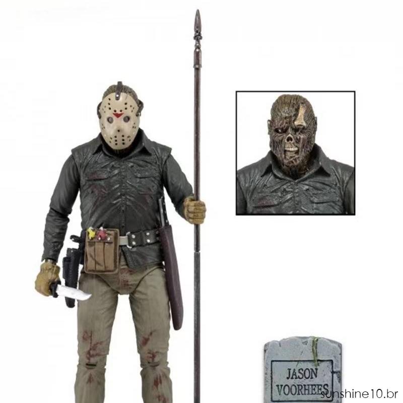 NECA 18cm Dead by daylight Michael Myers LeatherFace Joker Jason Demogorgon pyramid head Action ...