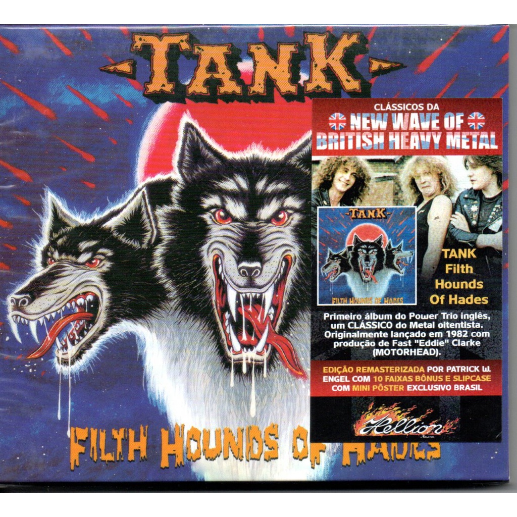 Cd Tank - Filth Hounds Of Hades Slipcase+poster (2022) | Shopee Brasil