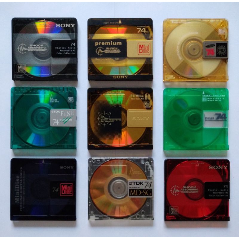 MD MINIDISC > Série Variadas : SONY, SAMSUNG, TDK & MAXELL - 74/80 Min ...