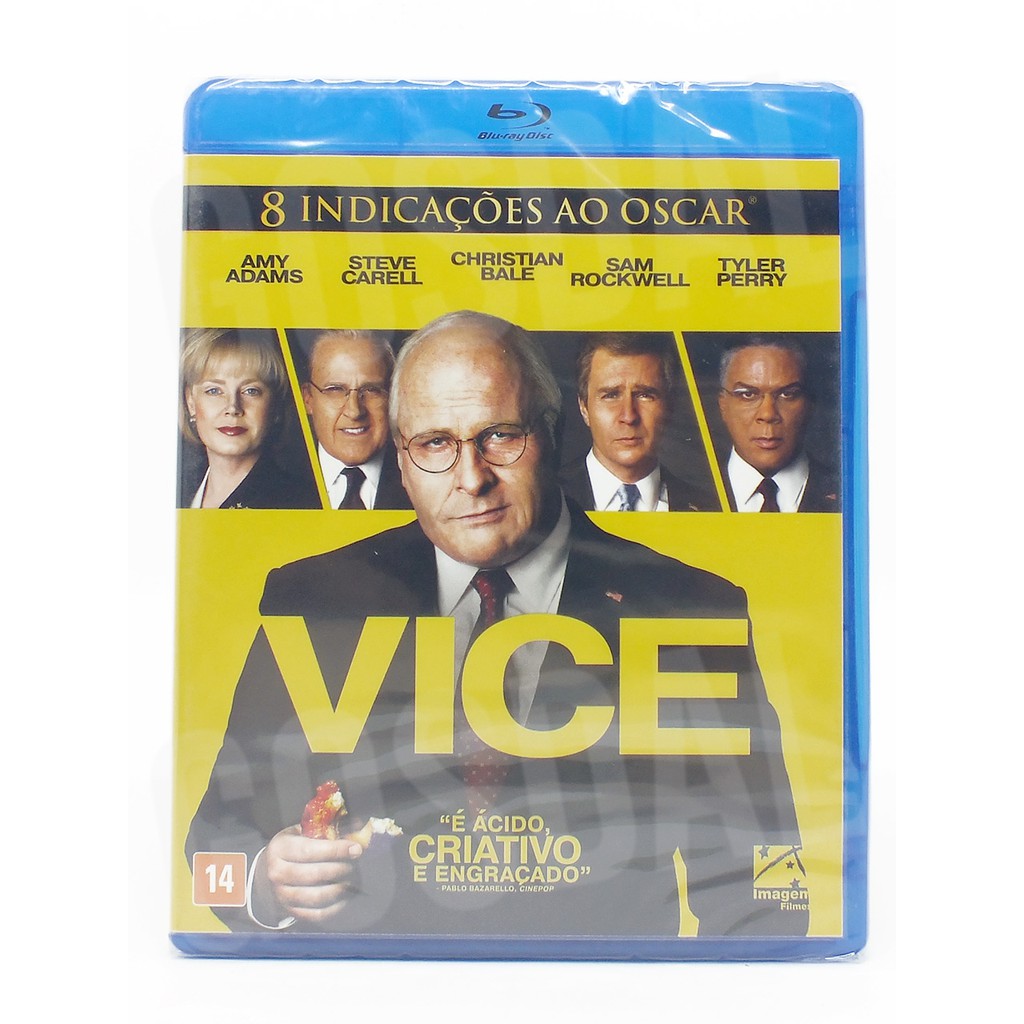 Blu Ray Vice - Christian Bale, Amy Adams, Steve Carrel, Sam Rockwell - Raro, Original, Novo ...