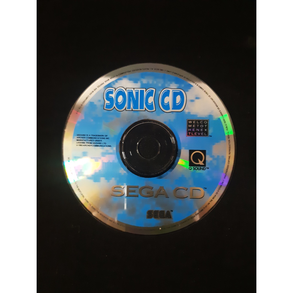 Sonic The Hedgehog CD Sega Cd Original Americano. Mega Drive | Shopee Brasil