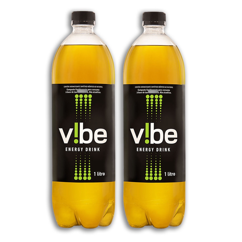 Kit 2 Energéticos Vibe Energy Drink 1 litro | Shopee Brasil