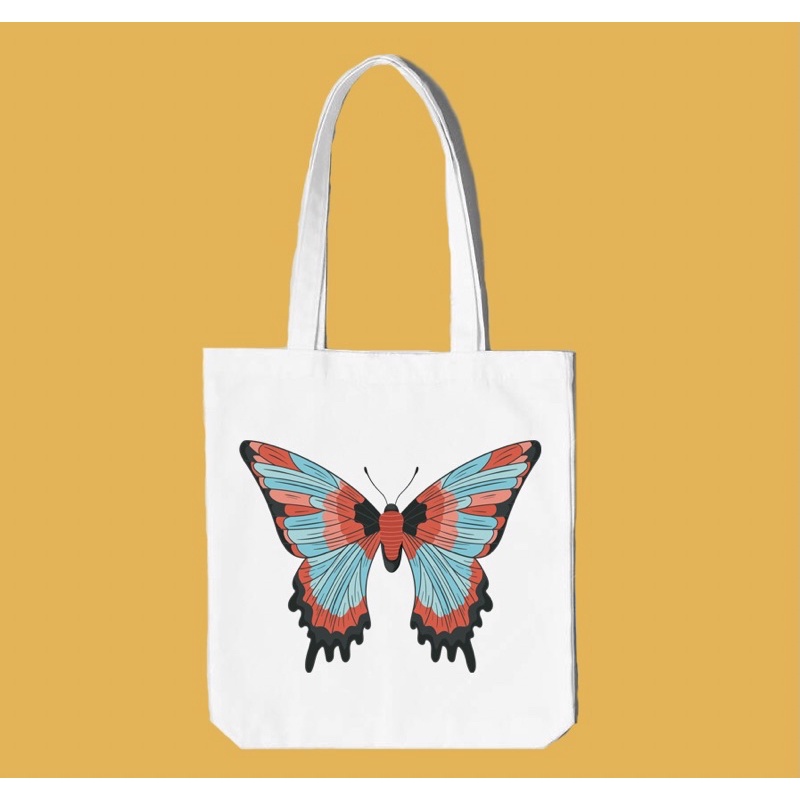 Bolsa Sacola Ecobag - Borboleta | Shopee Brasil