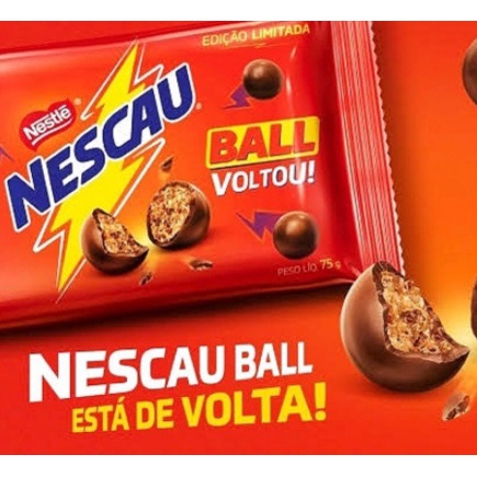 Chocolate Nestle Nescau Ball EDIÇÃO LIMITADA | Shopee Brasil
