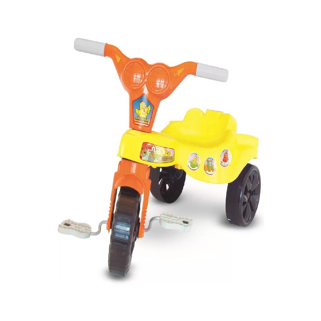 Triciclo Velotrol Kepler Galinha Amarelinha - Motoca Infantil Amarela ...