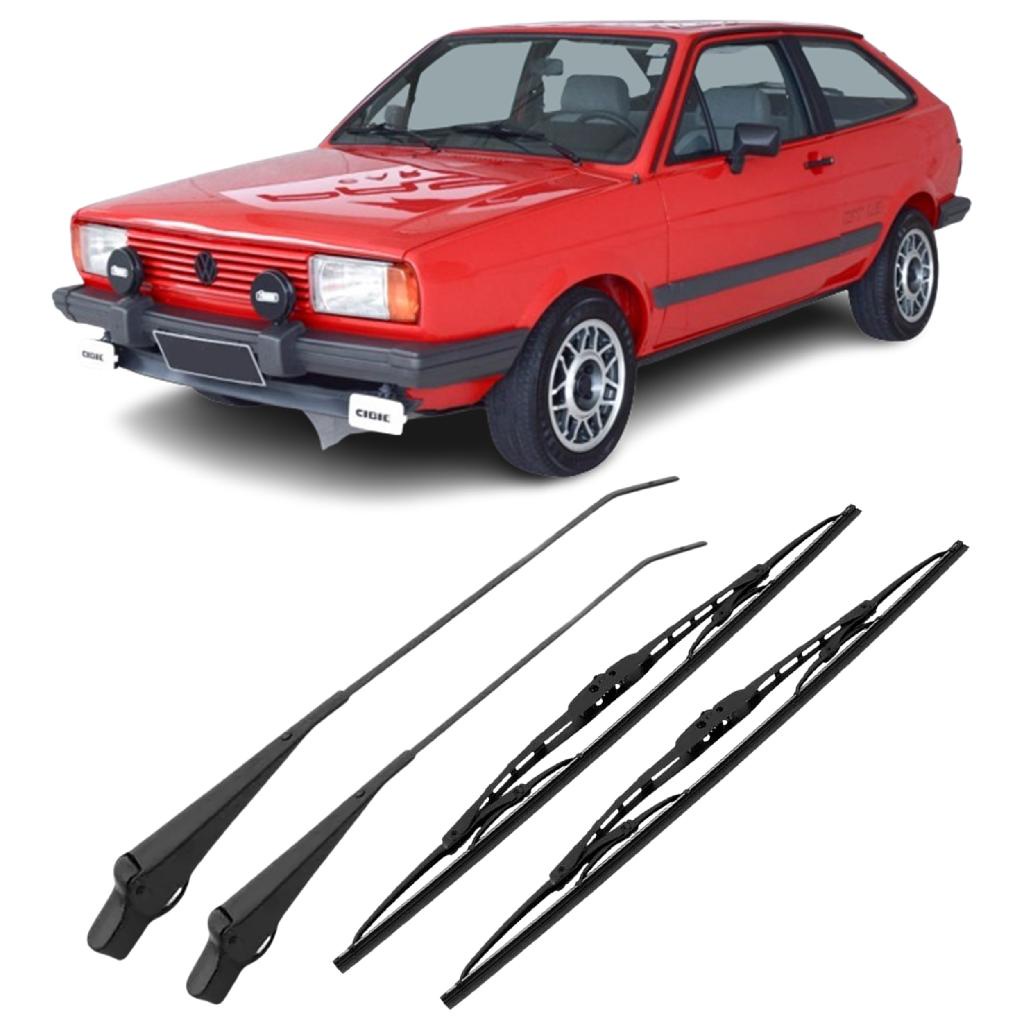 Par Braço Limpador Gol 80 82 87 88 89 90 92 94 Com Palheta - Escorrega ...