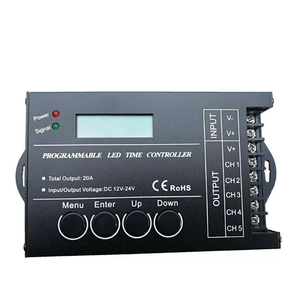 Controladora TC420 5 Canais 12V a 24V 20A | Shopee Brasil