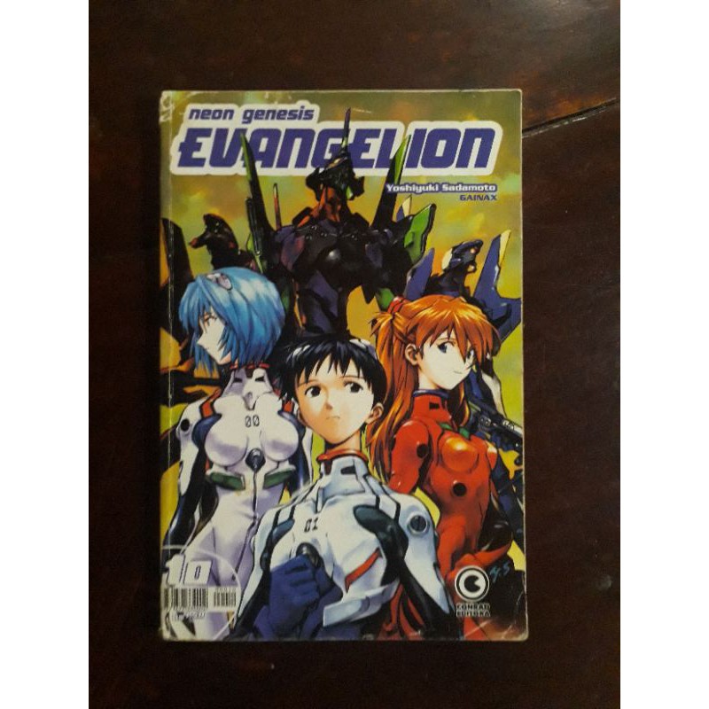 Mangá Neon Genesis Evangelelion Volume 10 (Pontas laterais do mangá ...