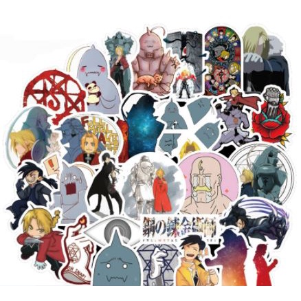 Adesivos anime Fullmetal Alchemist - sticker | Shopee Brasil