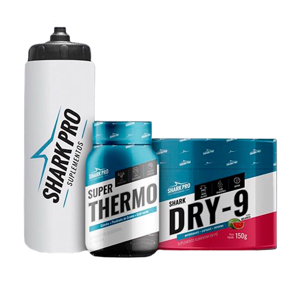 Kit Pro Definition Dry-9 + Super Thermo - Shark Pro | Shopee Brasil Kit Pro Definition Dry-9 + Super Thermo - Shark Pro | Shopee Brasil