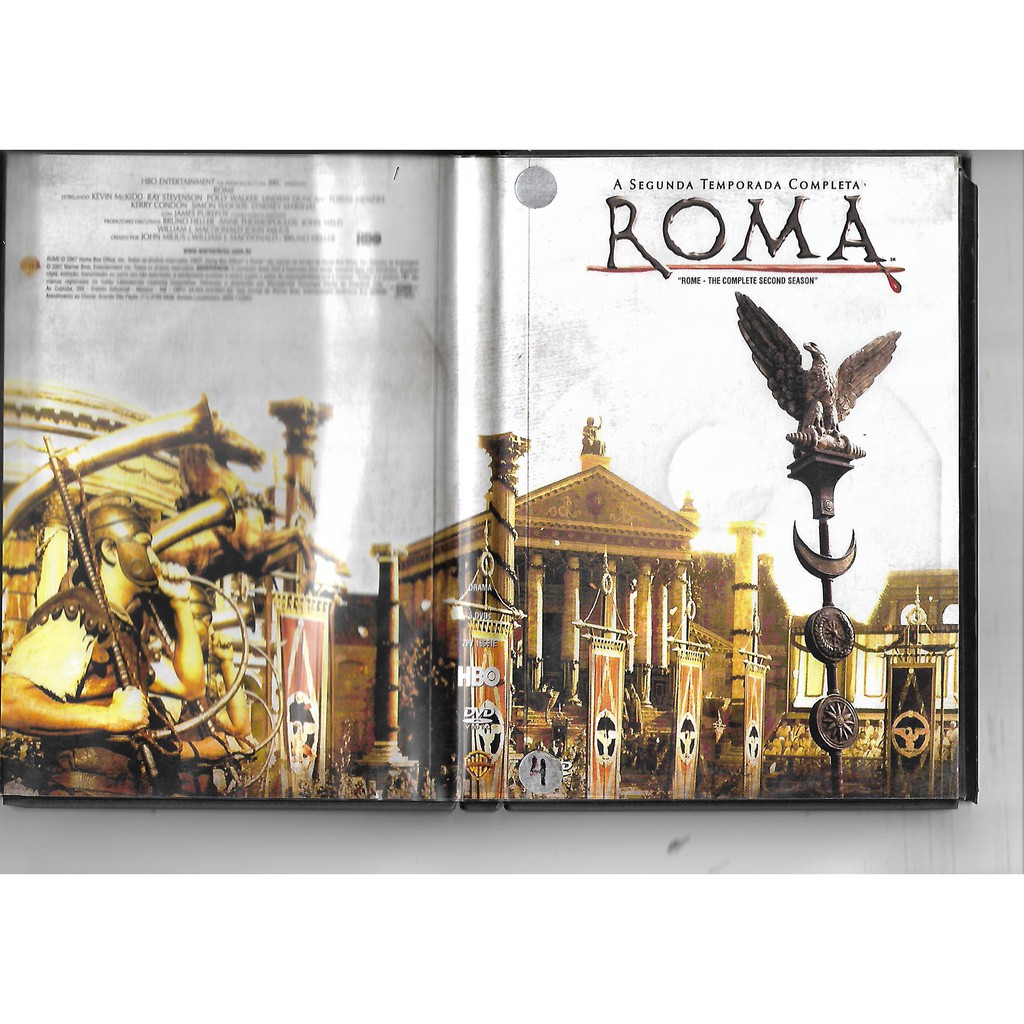 DVD Roma Segunda Temporada - HBO - Episódios 7 e 8 DiscoIV (Usado e ...