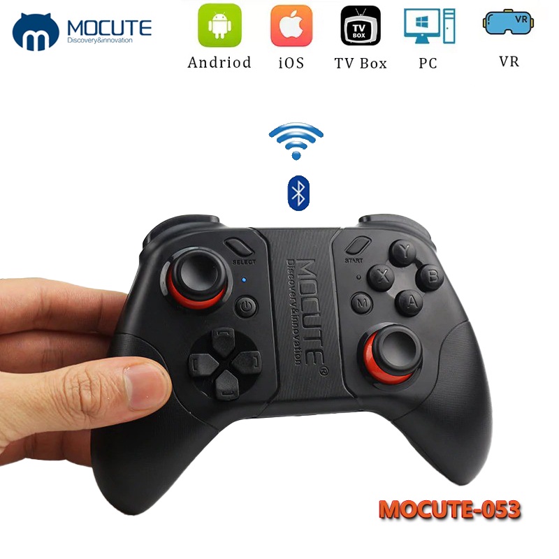 MOCUTE 053 Controlador De Jogos Sem Fio Bluetooth Recarregável Gamepad Para iOS , Android , PC ...
