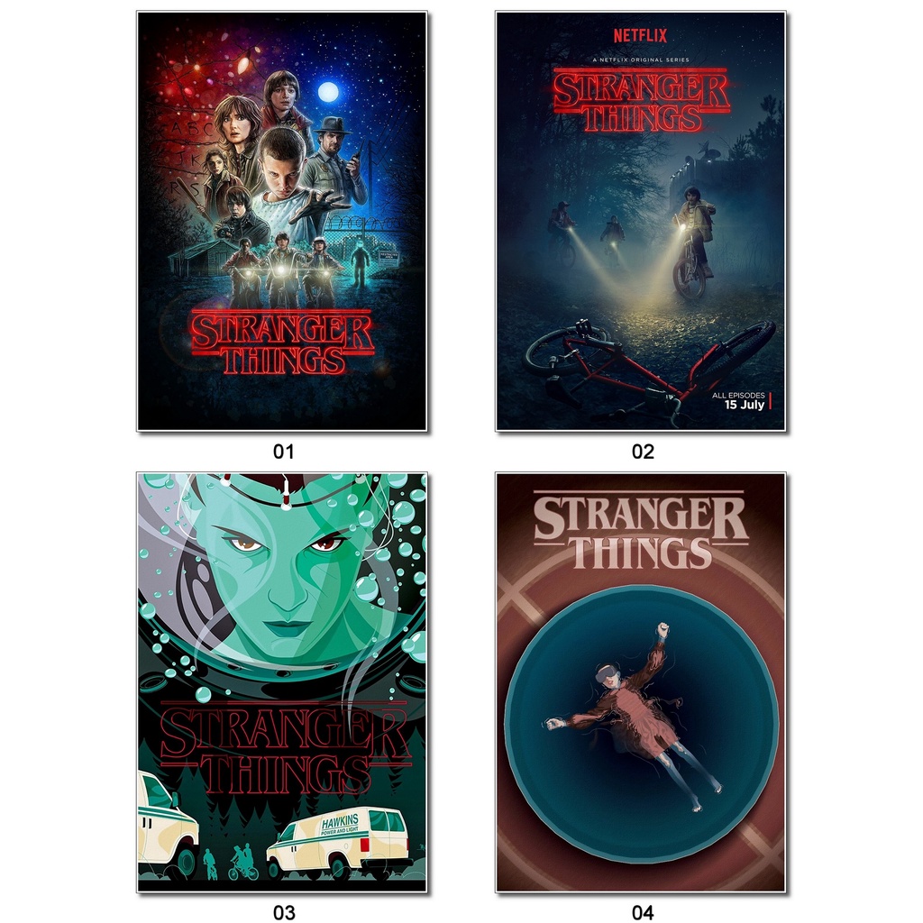 Poster Série Stranger Things S01 ( 16 Poster Séries) | Shopee Brasil
