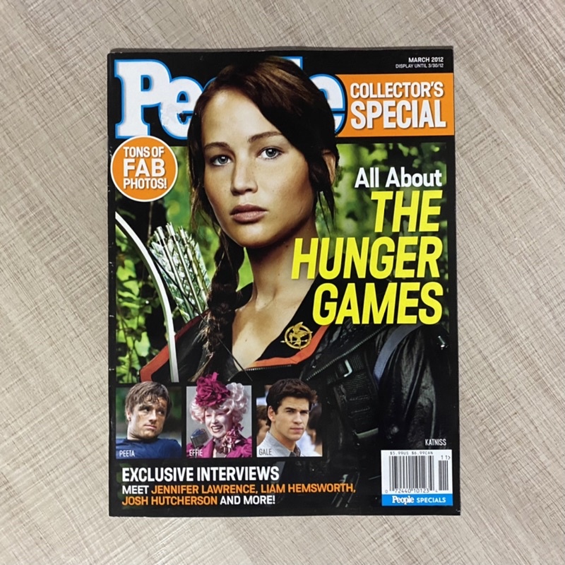 Revista Colecionável : People - The Hunger Games (Jogos Vorazes ... Revista Colecionável : People - The Hunger Games (Jogos Vorazes ...
