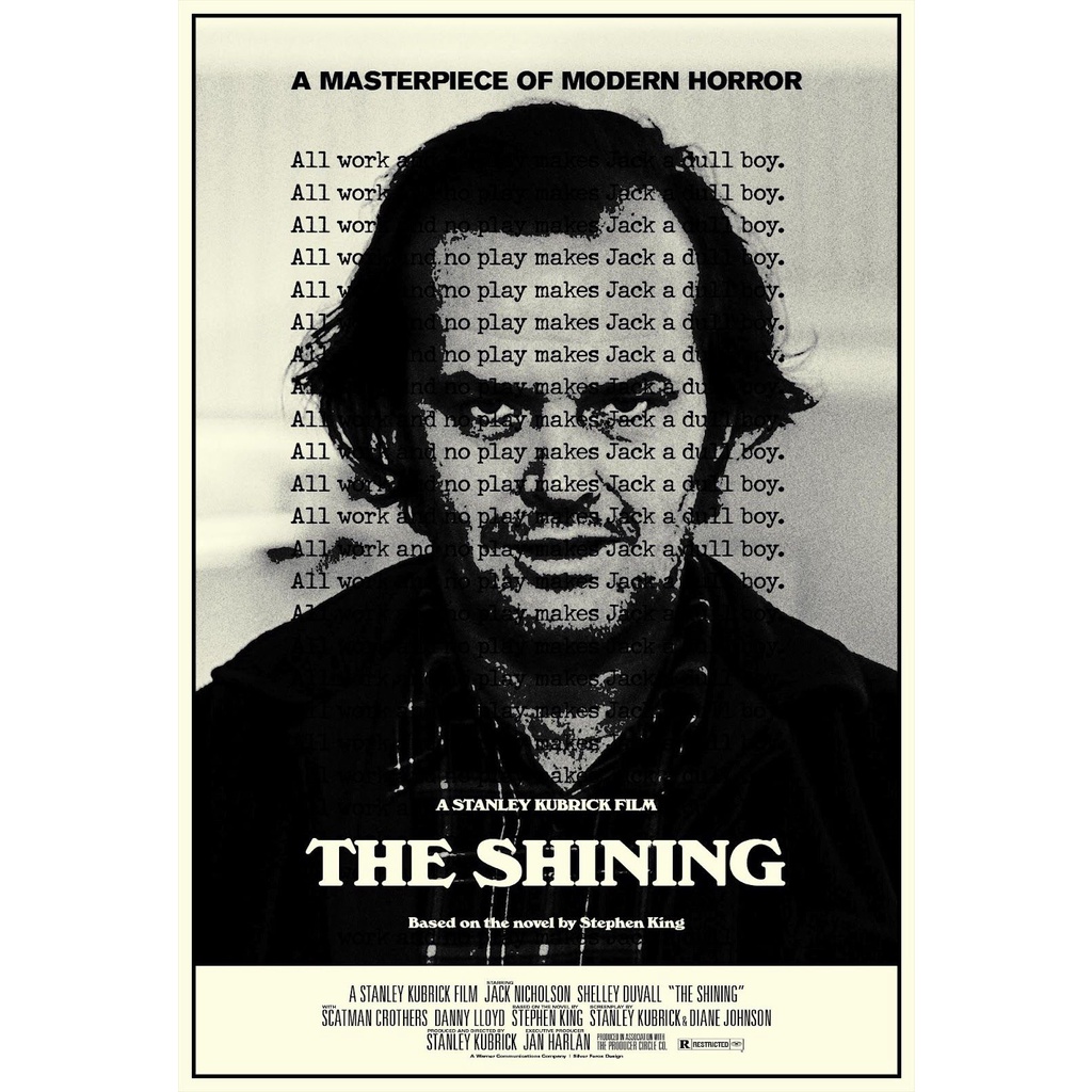 Poster O Iluminado - Poster Filme O Iluminado - Quadro | Shopee Brasil