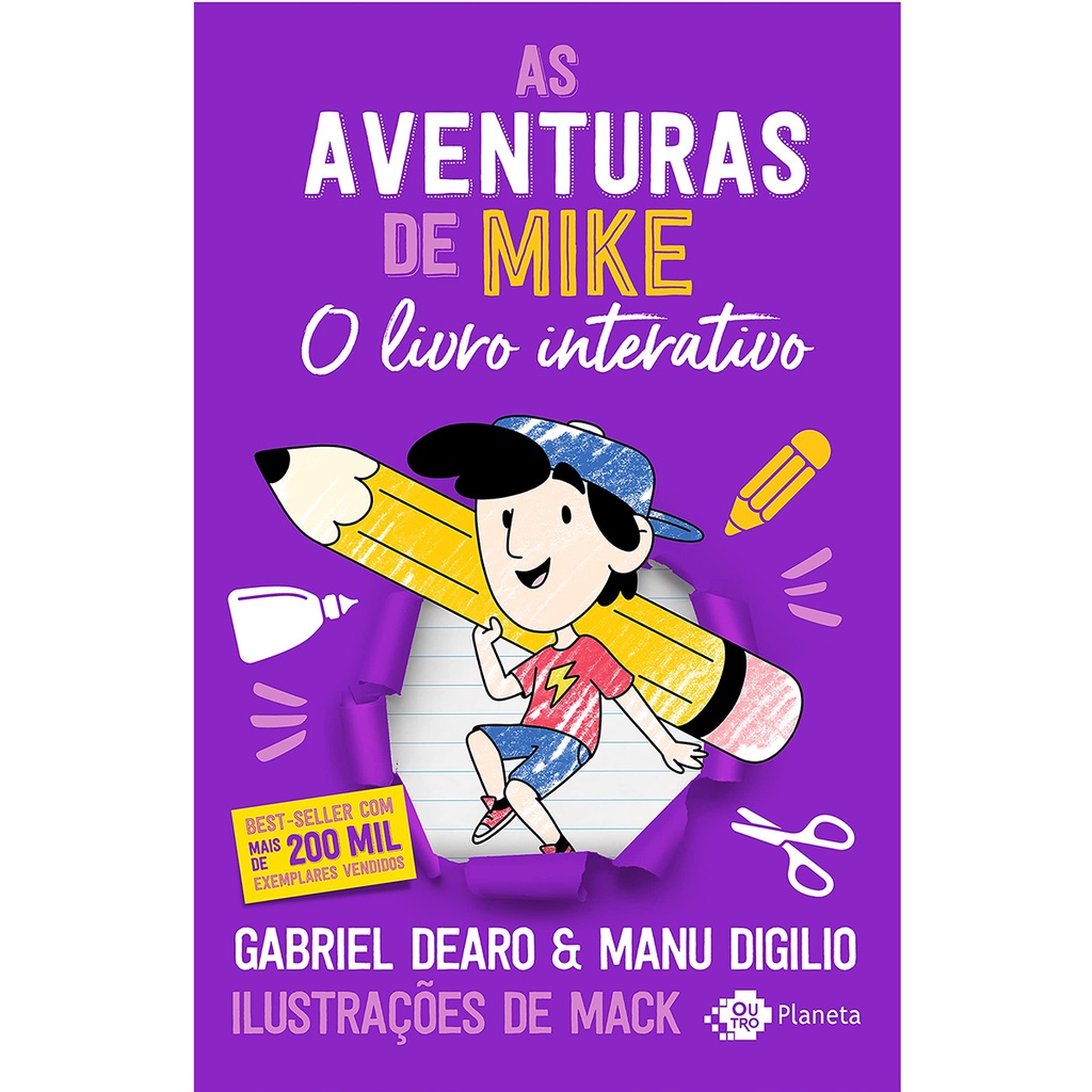 AVENTURAS DE MIKE, AS - O LIVRO INTERATIVO - OUTRO PLANETA | Shopee Brasil