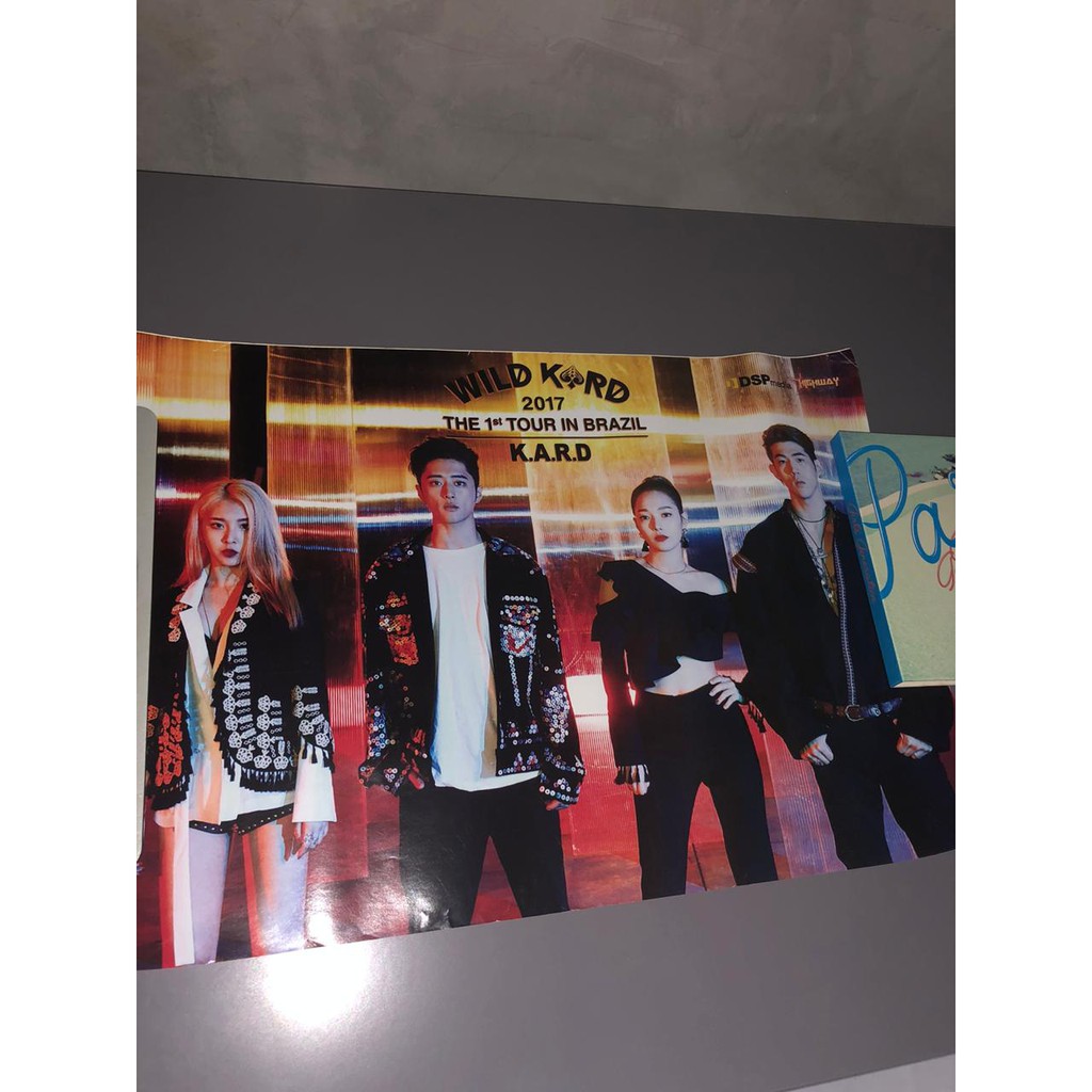 Poster Tour Wild Kard 2017 KPOP | Shopee Brasil