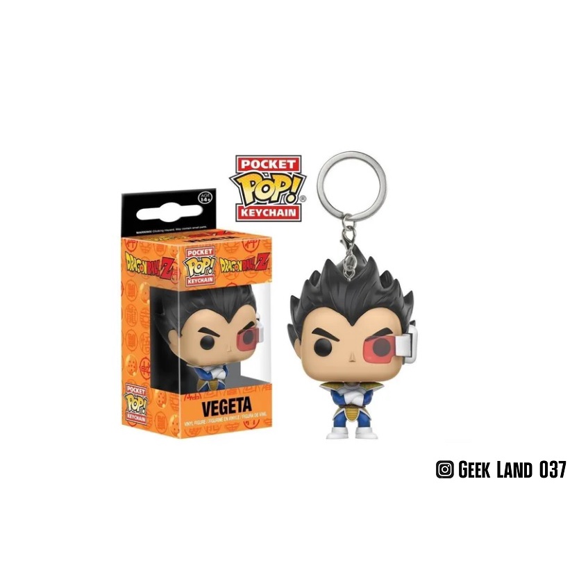 Funko Pocket Pop! Dragonball Z Keychains (Chaveiro) Vegeta - Funko ...