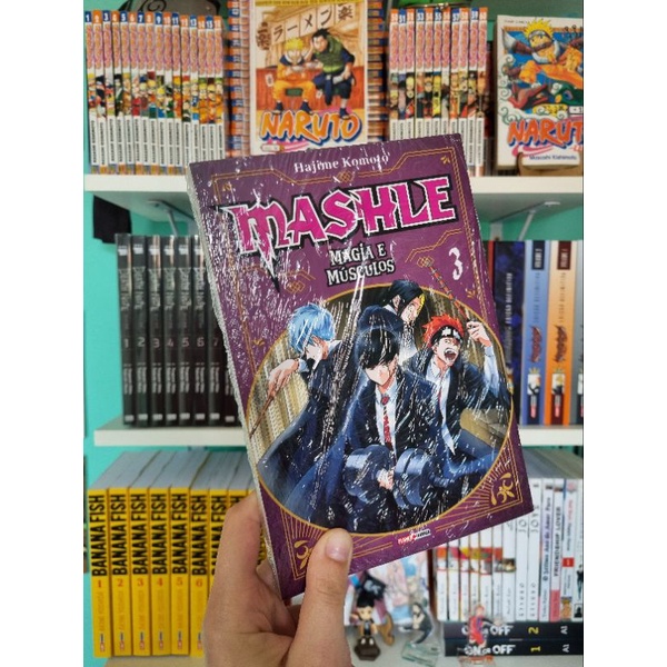 Mangá Mashle - magia e músculos volume 3 lacrado | Shopee Brasil