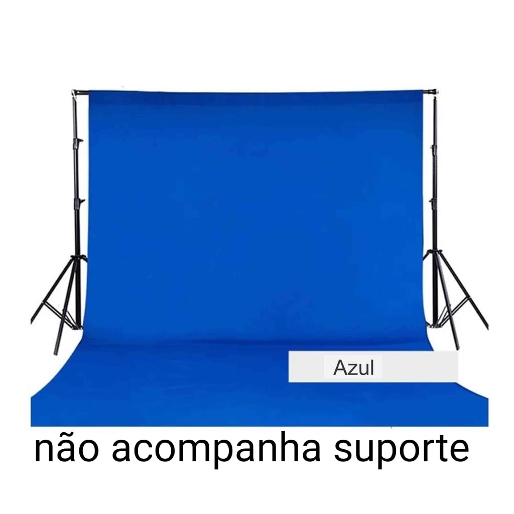Tecido Chroma Key Azul Royal Fundo Infinito Estúdio Youtuber 2,00 X 1 ...