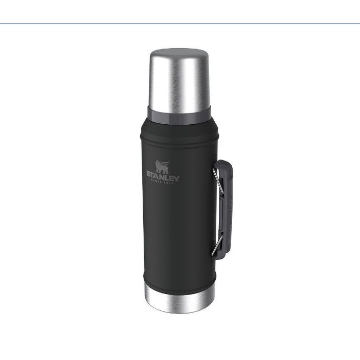 Garrafa Stanley Termica Classic 950ML Preta | Shopee Brasil