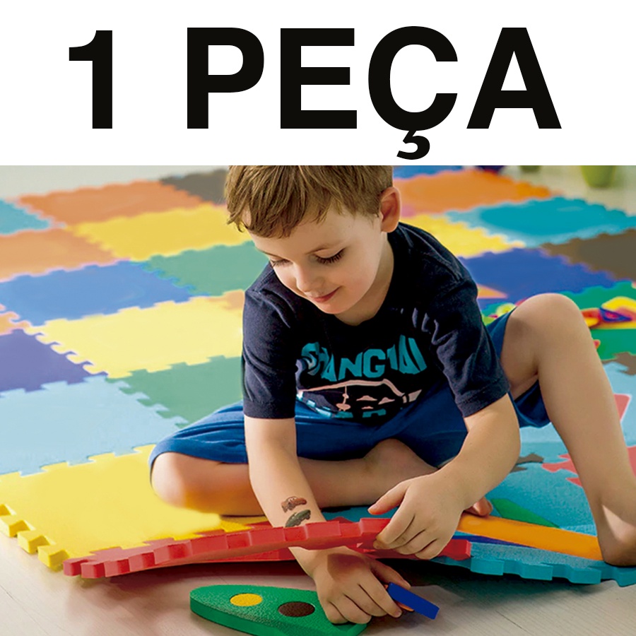 1 Tapete Tatame Eva Bebe 50x50x1cm 10mm Escolha a Sua Cor | Shopee Brasil