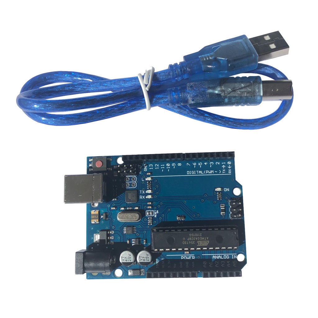 Placa Compatível Arduino Uno R3 DIP Atmega328 | Shopee Brasil