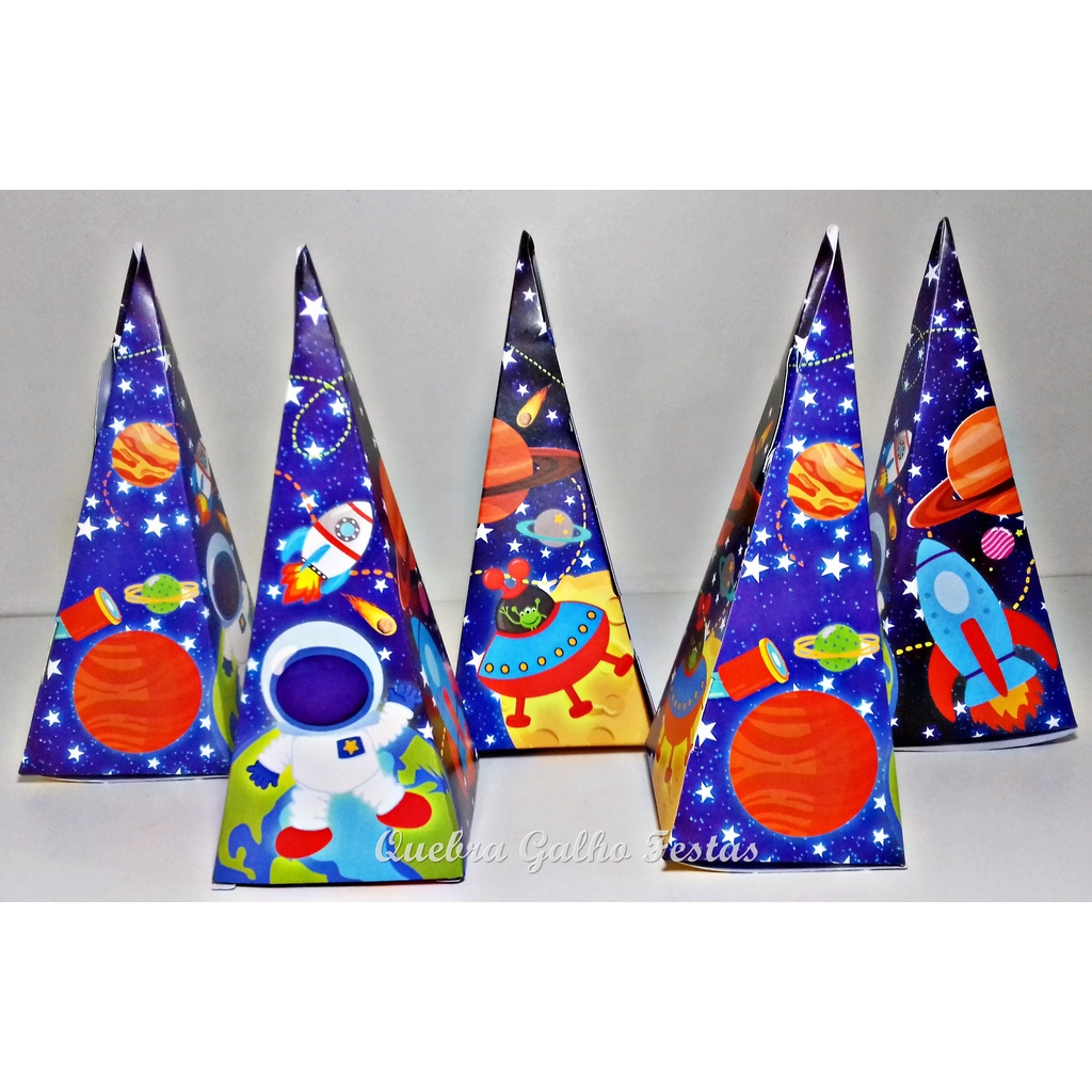 Caixa Cone Astronauta Pct - 20 unidades | Shopee Brasil