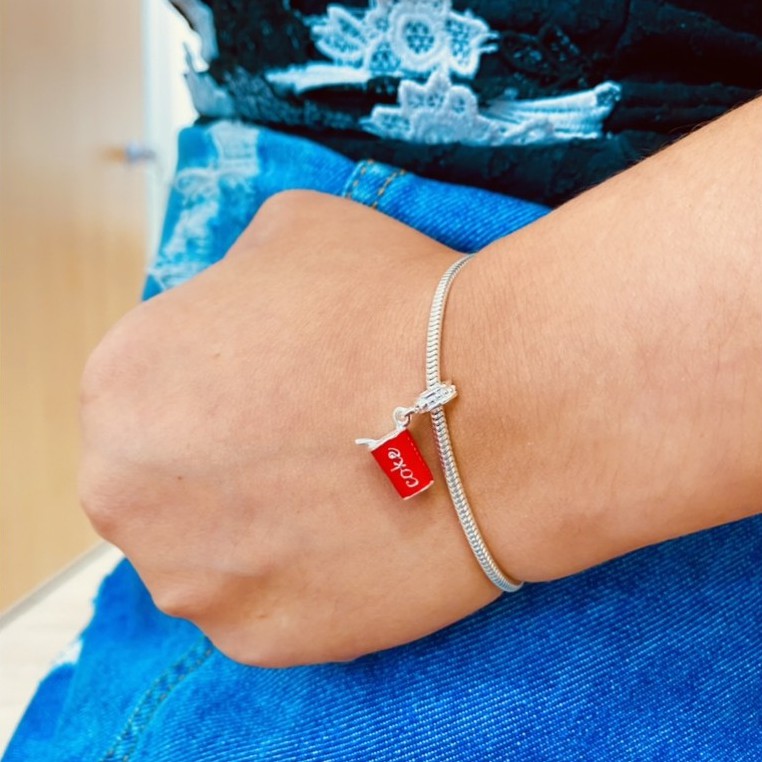 Berloque De Prata 925 Legitima Coca-Cola Para Pulseira Pandora | Shopee ...