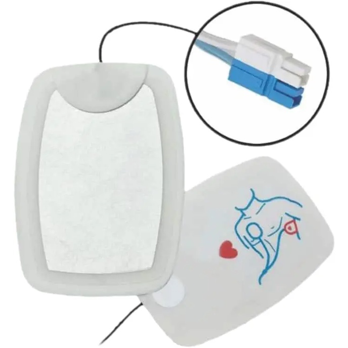 Eletrodo de Choque Adesivo Descartáveis para Desfibrilador DEA LIFE 400 e Cardioversor Vivo CMOS ...