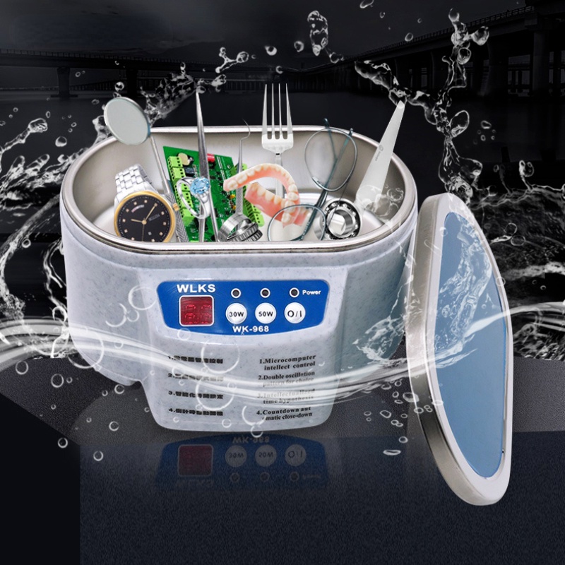 EU/US Plug ltrasonic Cleaner 30/50W Sonicator Bath 40Khz Degas Para ...