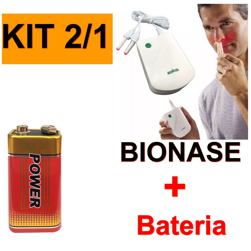 Aparelho Bionase Sinusite Rinite Rinossinusite + Bateria | Shopee Brasil