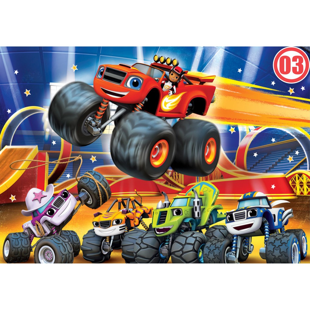 Painel Festa Infantil Lona Blaze Monster Machine | Shopee Brasil