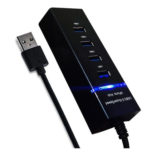 Expansor Hub Usb 3.0 4 Portas Super Rápido 5.0 Gbps | Shopee Brasil