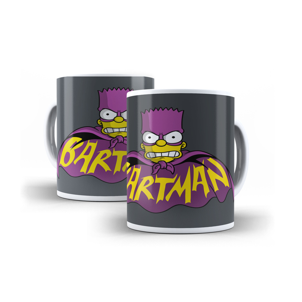 Caneca Simpsons Bart Batman | Shopee Brasil