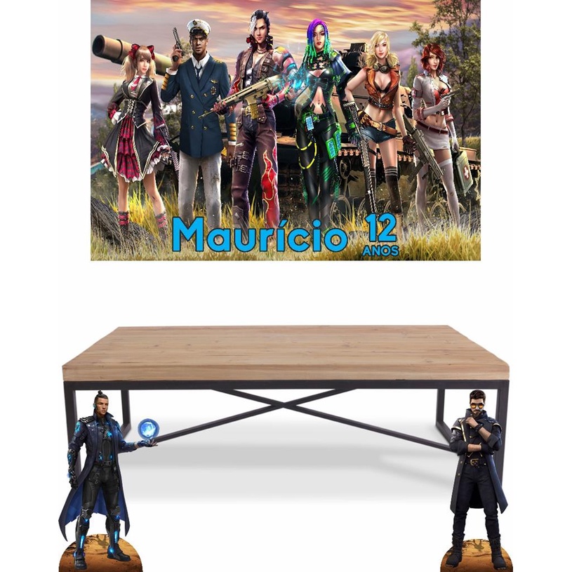 Kit Festa Free Fire - 2 De Chao + Painel - Para Decoracao | Shopee Brasil