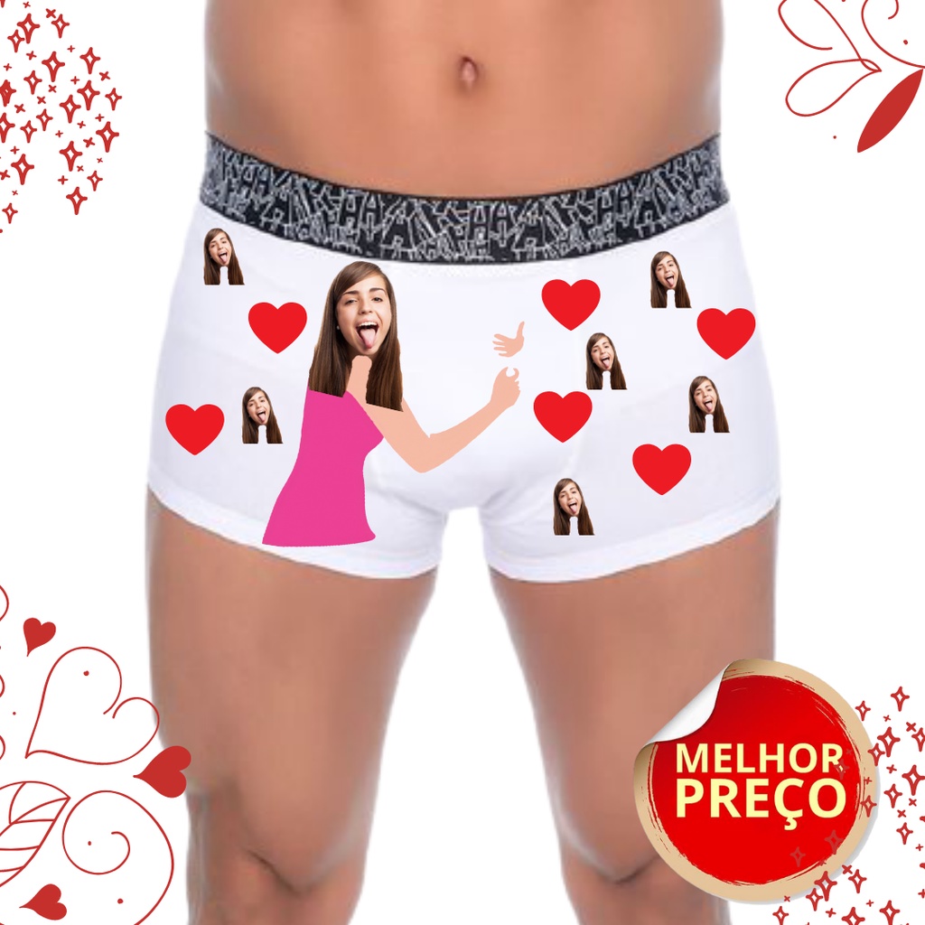 Kit 6 Cuecas Personalizadas | Shopee Brasil